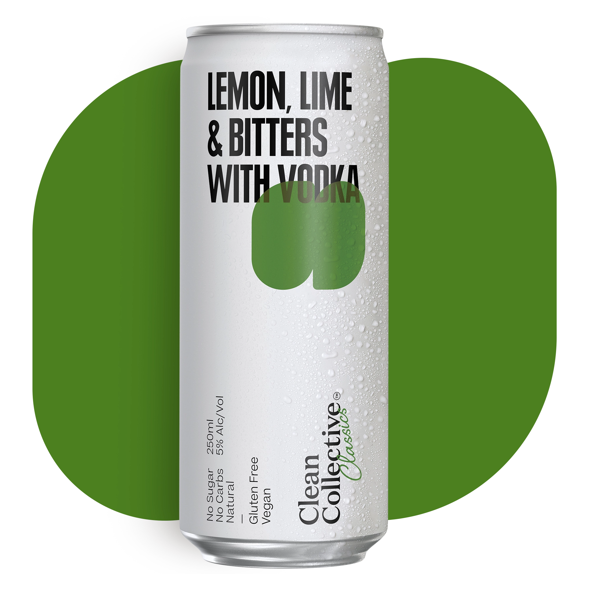 Lemon, Lime & Bitters With Vodka Premixed Drink